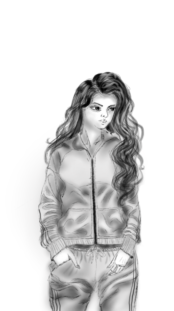 Girl in Tracks - ibisPaint
