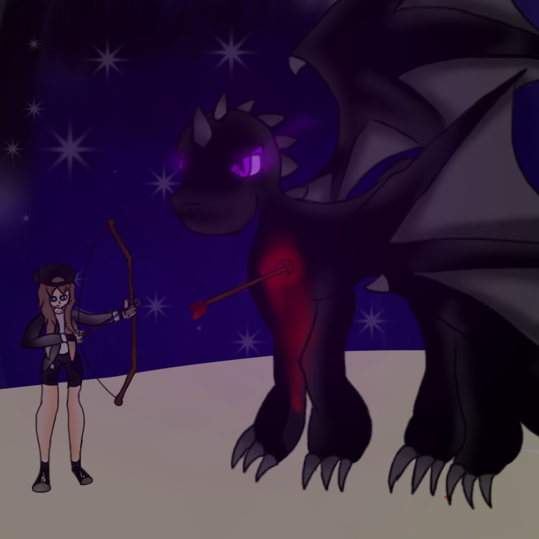 Ender dragon fight~speedPaint - ibisPaint