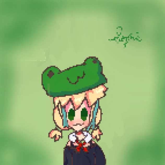 My froggy gal - ibisPaint