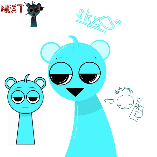 SKY🌫️ Sprunki Design 🌈🌈 - ibisPaint