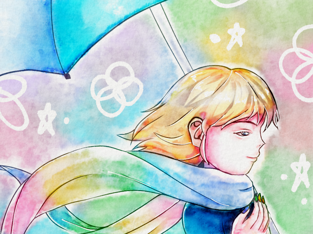 Rainbow Scarf - ibisPaint