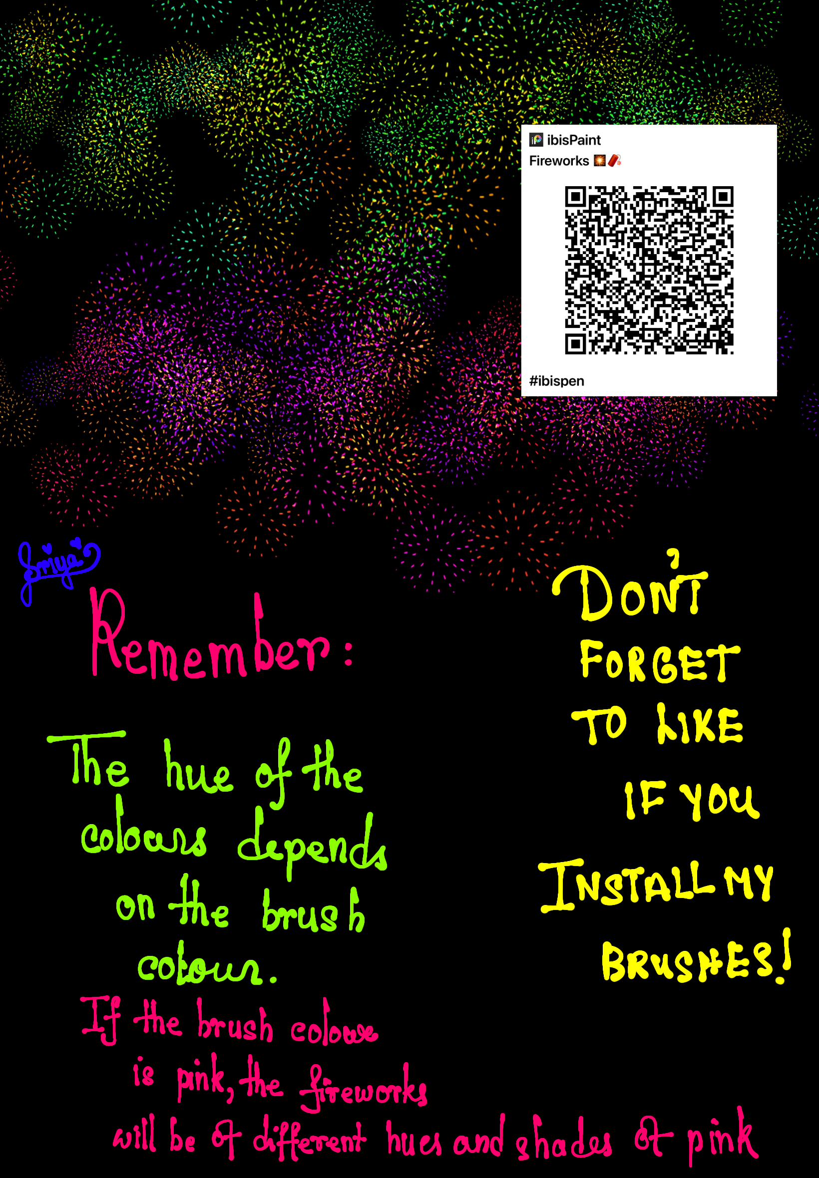 Firework Brush by Sriya 🎆🎇🧨 - ibisPaint