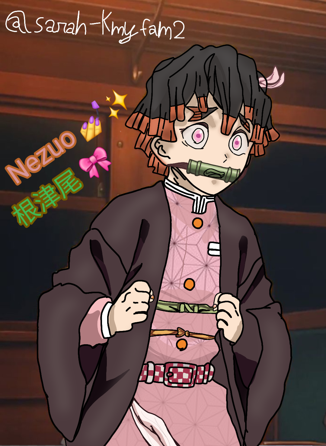 Nezuko male vers (Zenitsu base) - ibisPaint