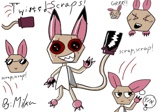 SCRAP,SCRAP! scraps XD - ibisPaint