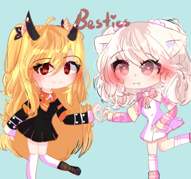 Besties colored version - ibisPaint