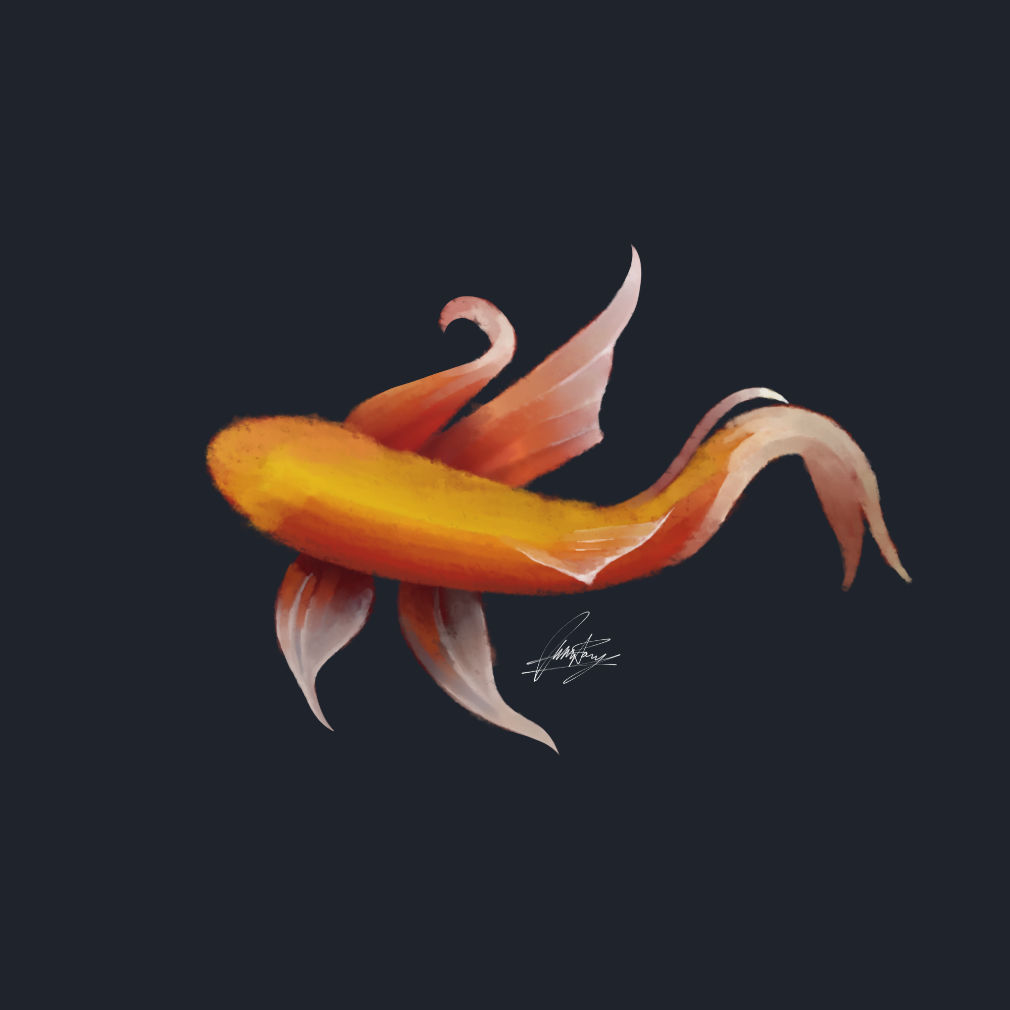 Gold fish - ibisPaint