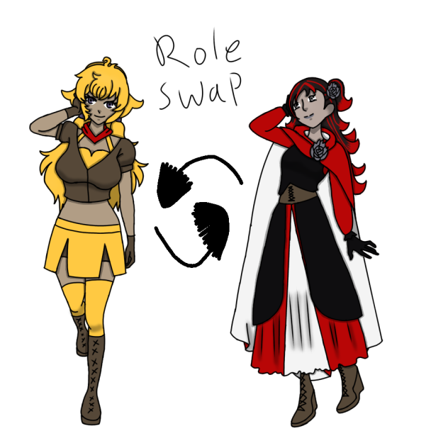 Role Reversal ruby & yang - ibisPaint