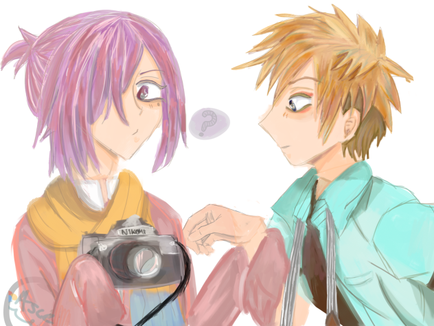 Kou & Mitsuba-TBHK - ibisPaint