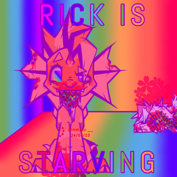 RICK IS STARVING - ibisPaint