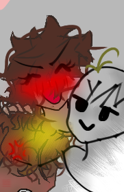 me, my guy friend on my pfp and YN - ibisPaint