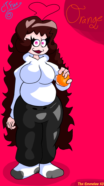 Priscilla (Orange Figure) - ibisPaint