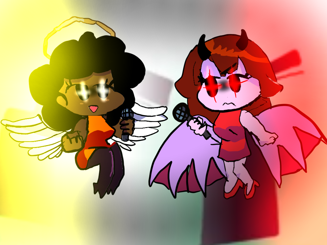 Hellchart Carol VS Demon Girlfriend - ibisPaint