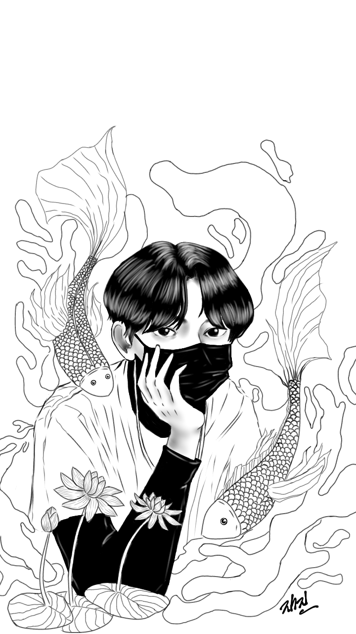 Masked Boy - ibisPaint