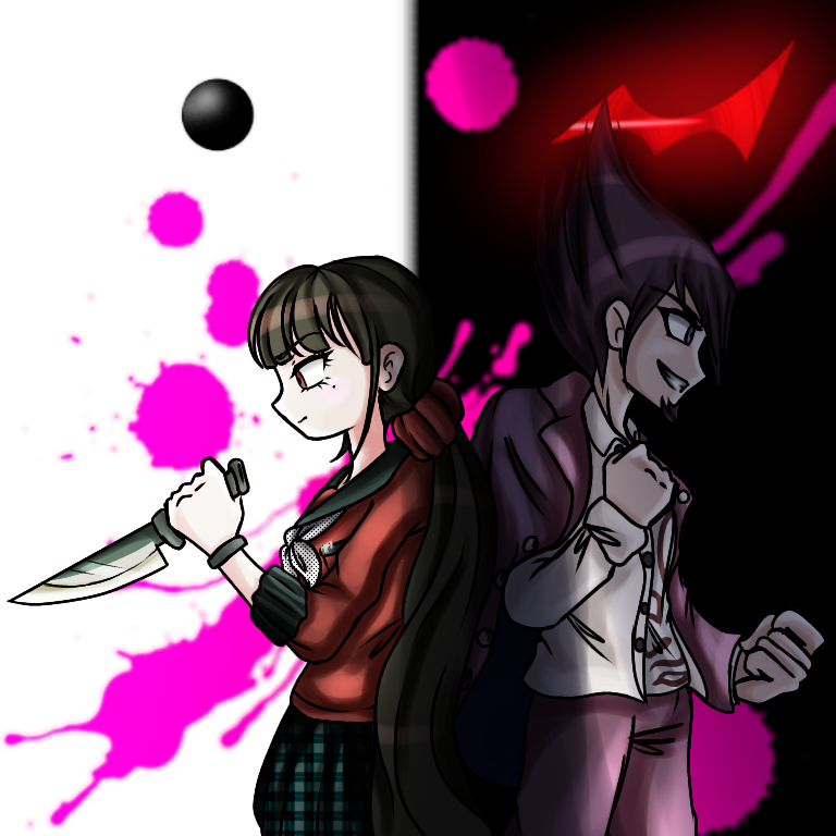 Danganronpa V3 Maki and Kaito - ibisPaint