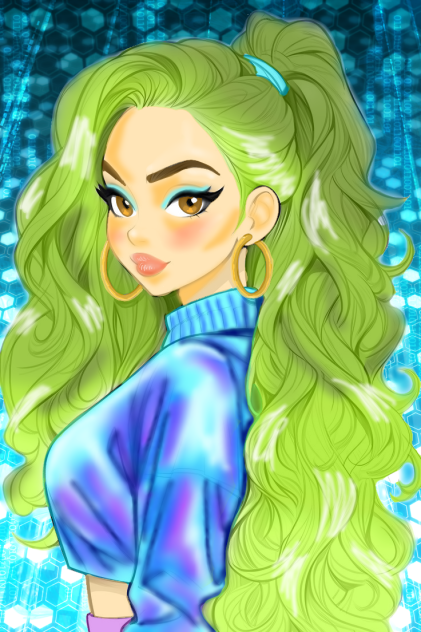 tech girl - ibisPaint