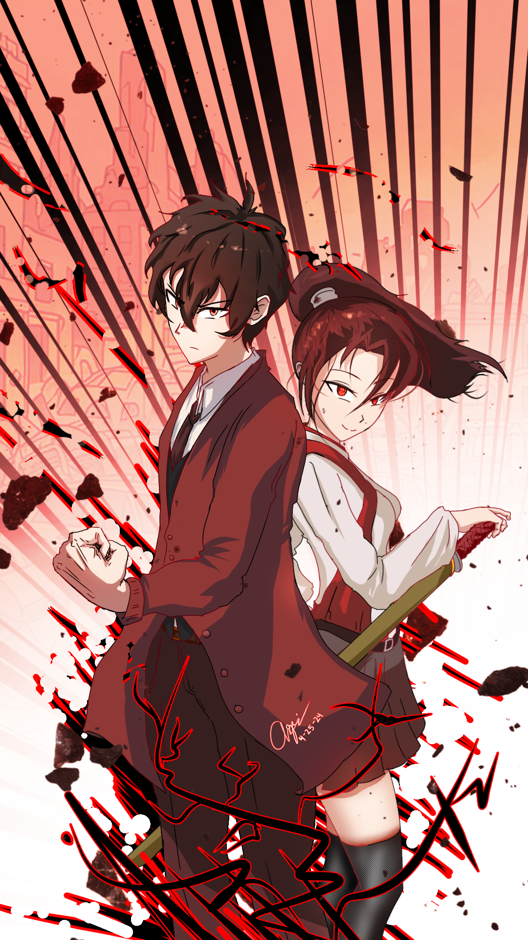 Azien and Ai - ibisPaint