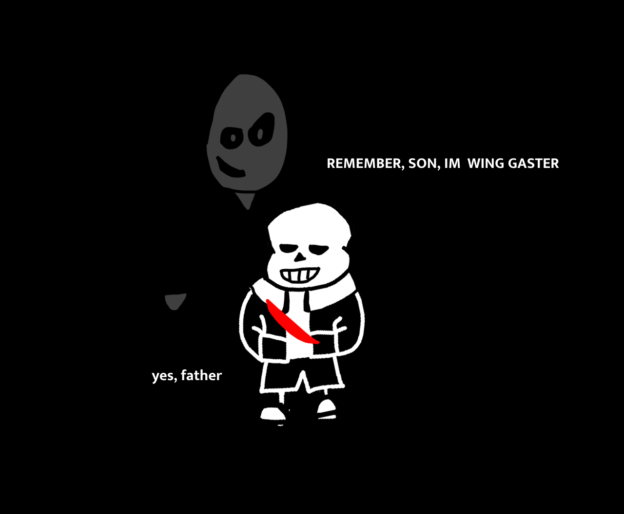 Wing Gaster - ibisPaint