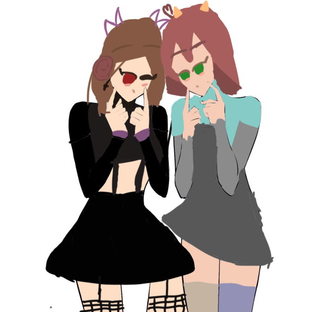 Akki and Mel - ibisPaint