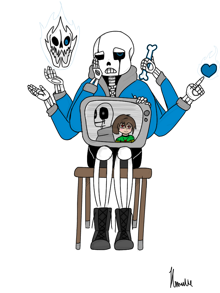 Echo Undertale - ibisPaint