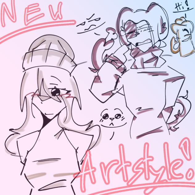New art style! Guess what changed. - ibisPaint