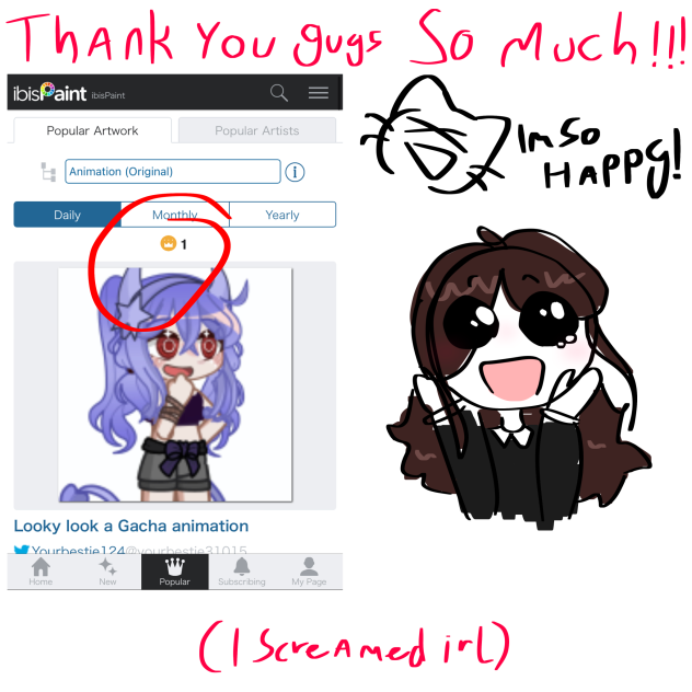 Ty guys so much!!!!!!! - ibisPaint