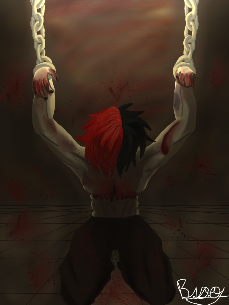 chained up Liam - ibisPaint