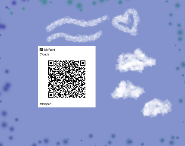 Qr brush for clouds - ibisPaint