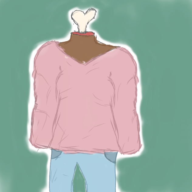 headless longsleeve v-neck - ibisPaint