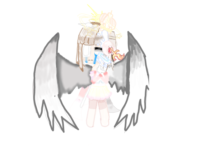 Crying angel (got rid of devil) - ibisPaint