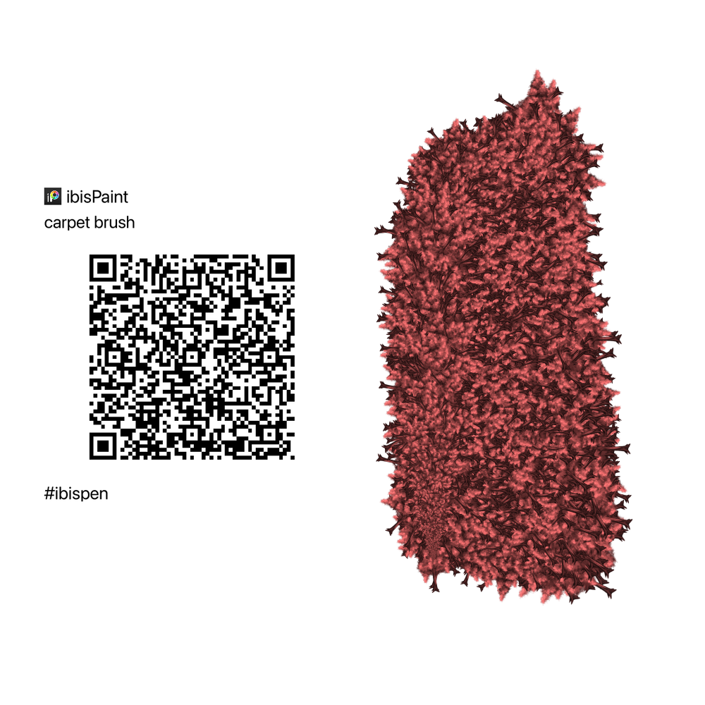 literally a carpet brush - ibisPaint