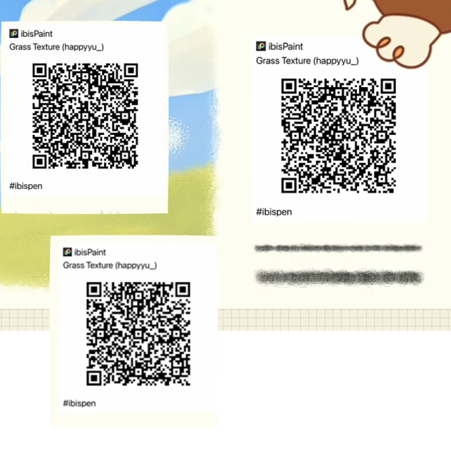 Grass Texture brushes - ibisPaint