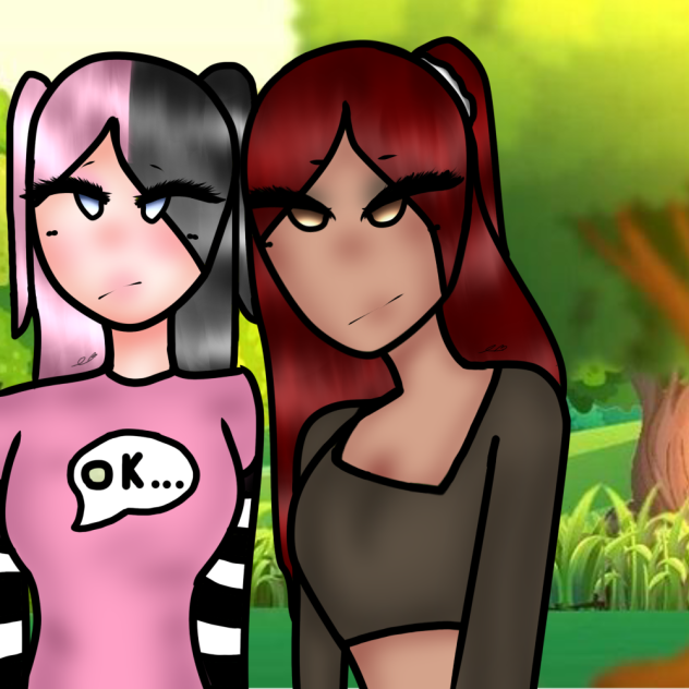 2 different best friends - ibisPaint