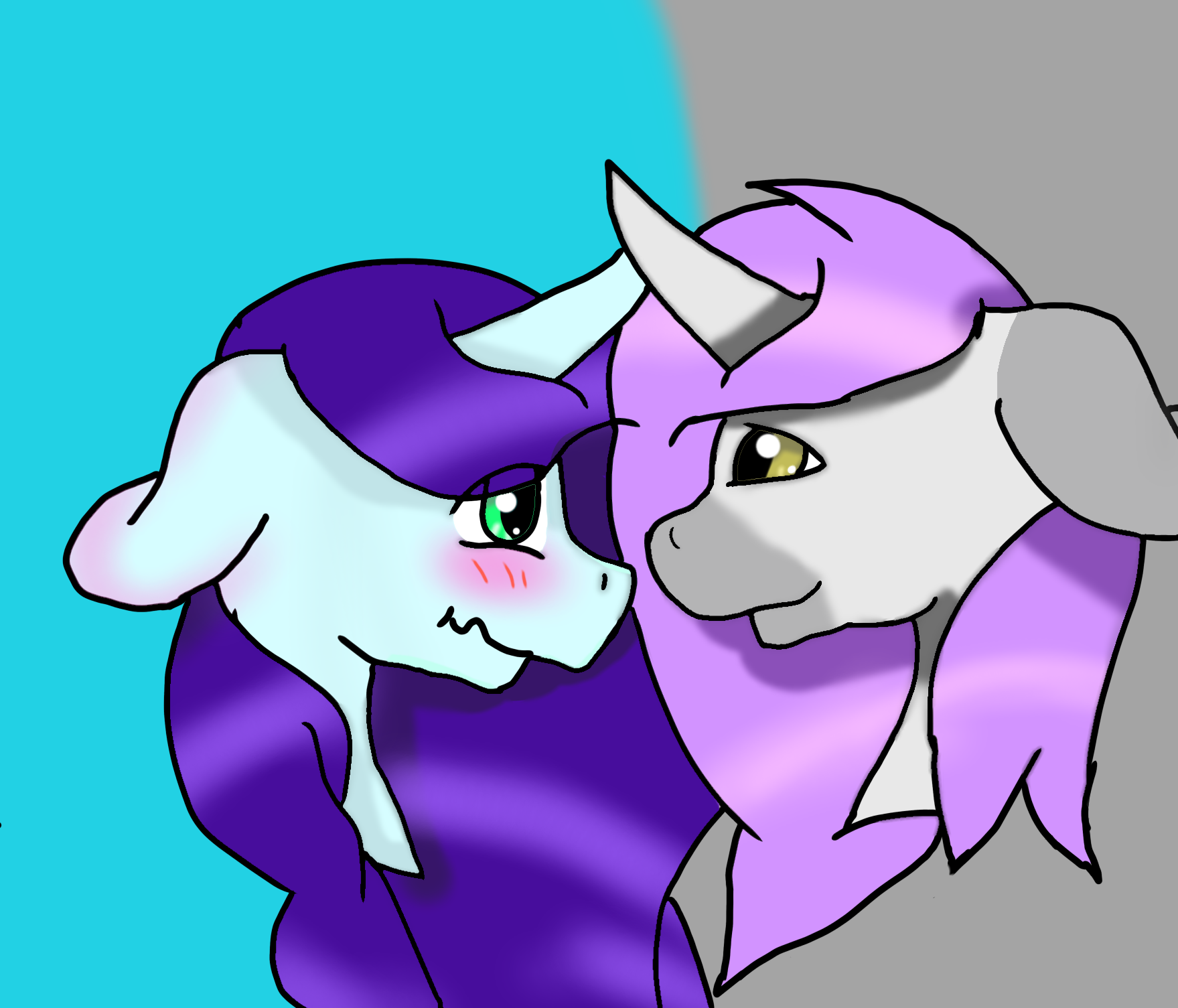 fanart with me and merris flick(read des - ibisPaint