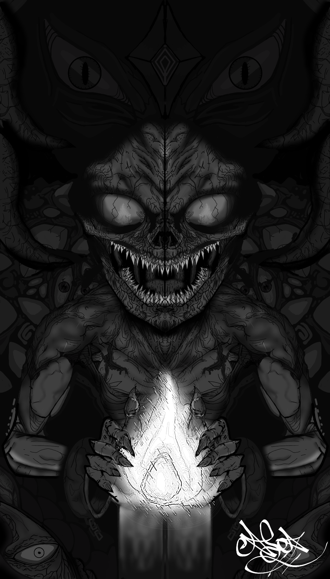 Flame in the Dark - ibisPaint