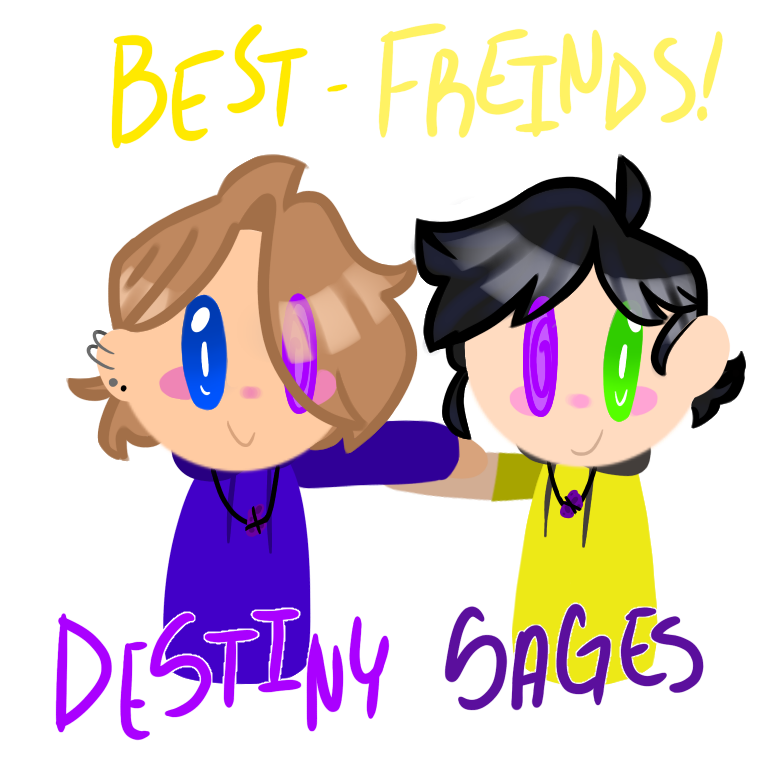 Best Friends- shared OC speedpaint - ibisPaint