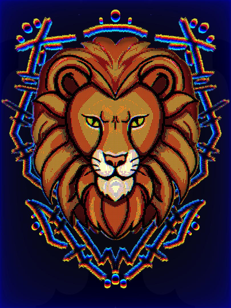 Lion logo - ibisPaint