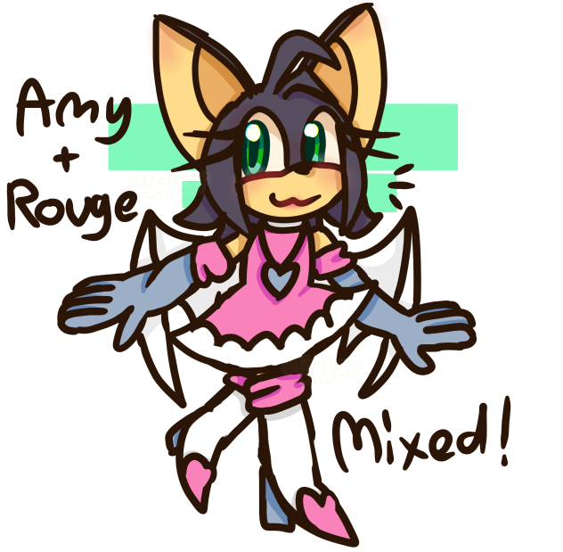 Stone the Bat (Amy + Rouge mix) - ibisPaint