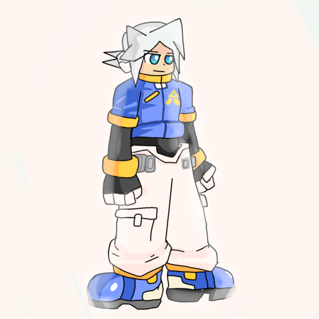 me in megaman zx style - ibisPaint