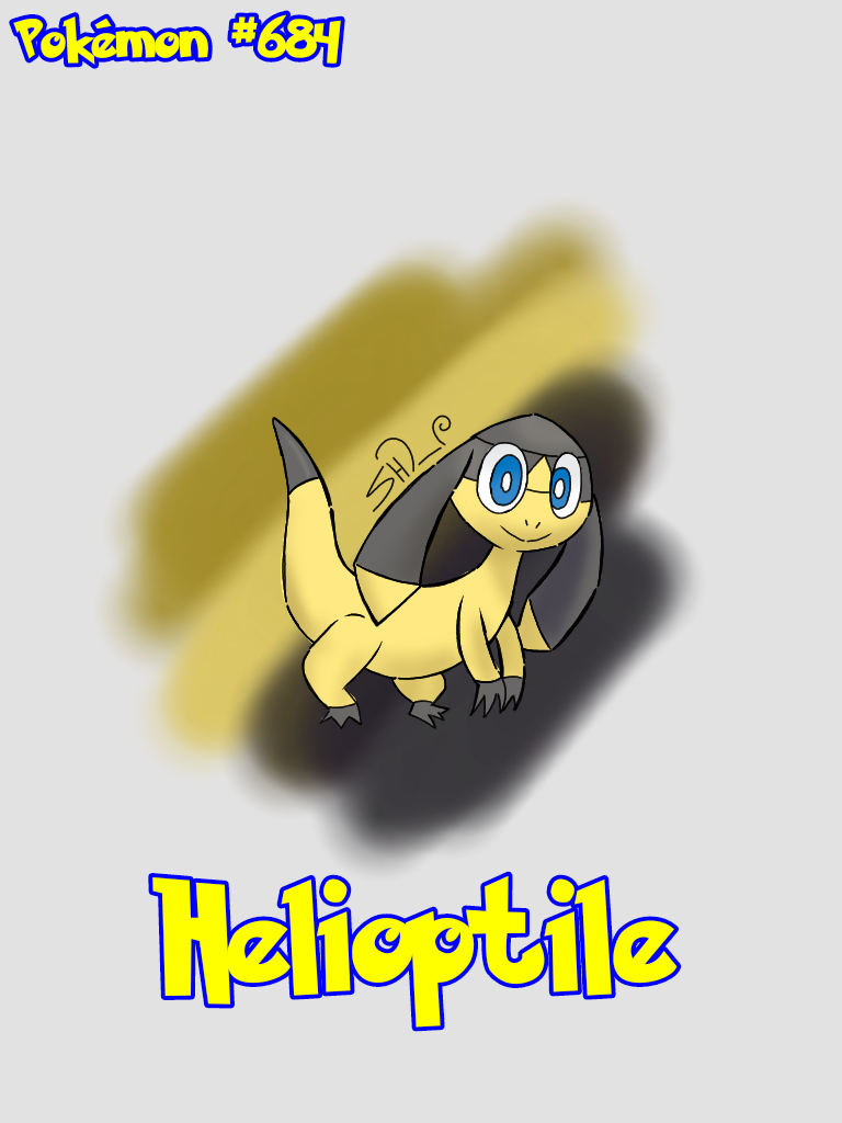Pokémon #684 - Helioptile - ibisPaint