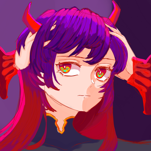 random demon woman - ibisPaint