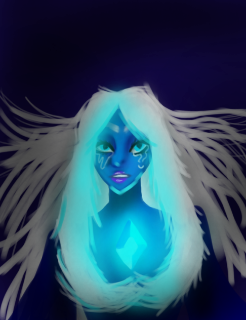 Ho ridisegnato diamante blu - ibisPaint