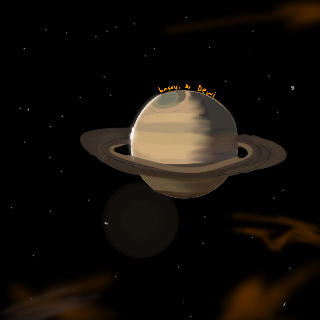 badly drawed saturn 😤 - ibisPaint