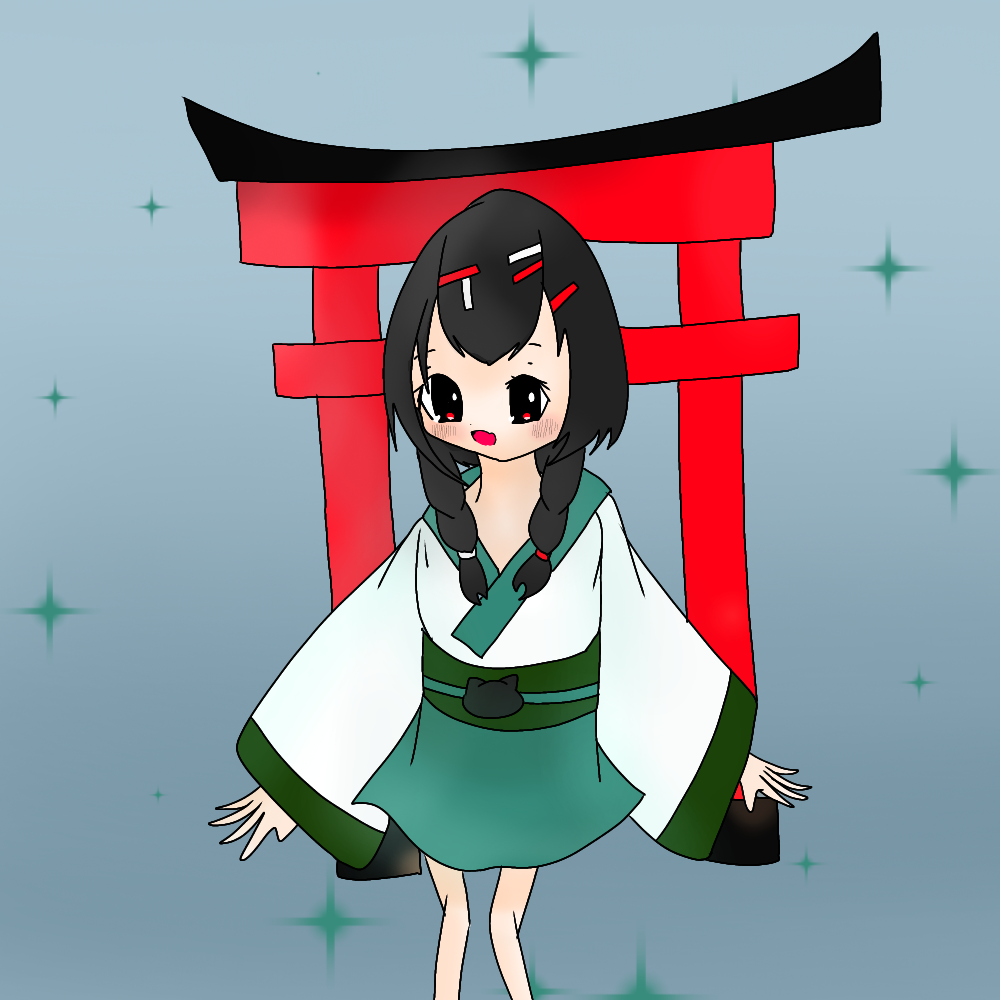 巫女Latteさん - ibisPaint