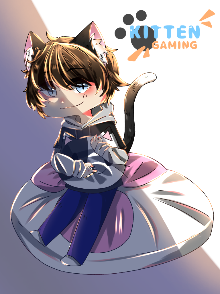 kitten gaming - ibisPaint