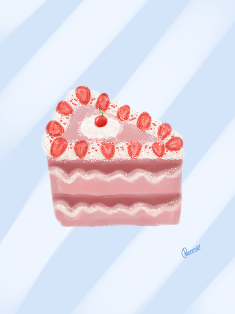 Strawberry Cake🍰 - ibisPaint