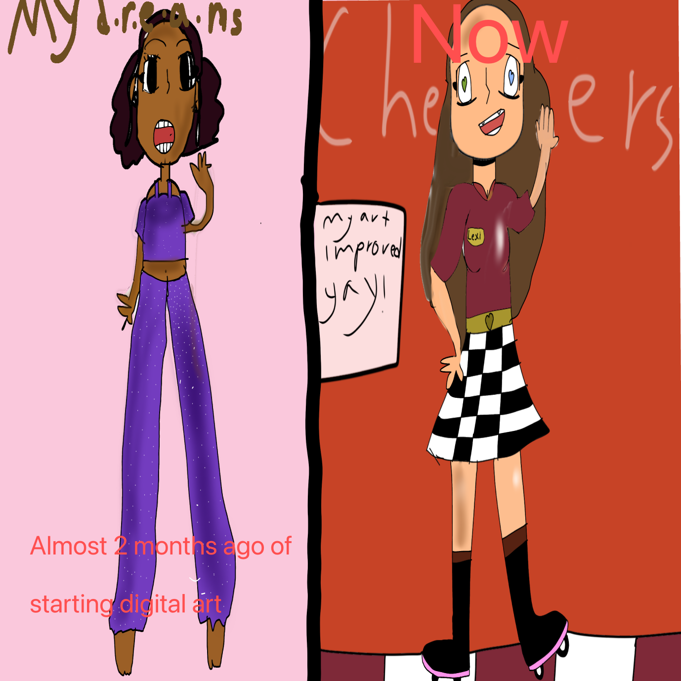 2 months ago I started using ibis paint - ibisPaint