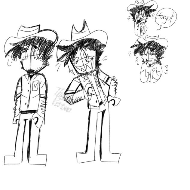 Jeffery and Jefferson but lego - ibisPaint