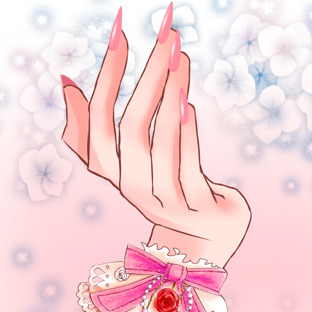 Decorated hand - ibisPaint