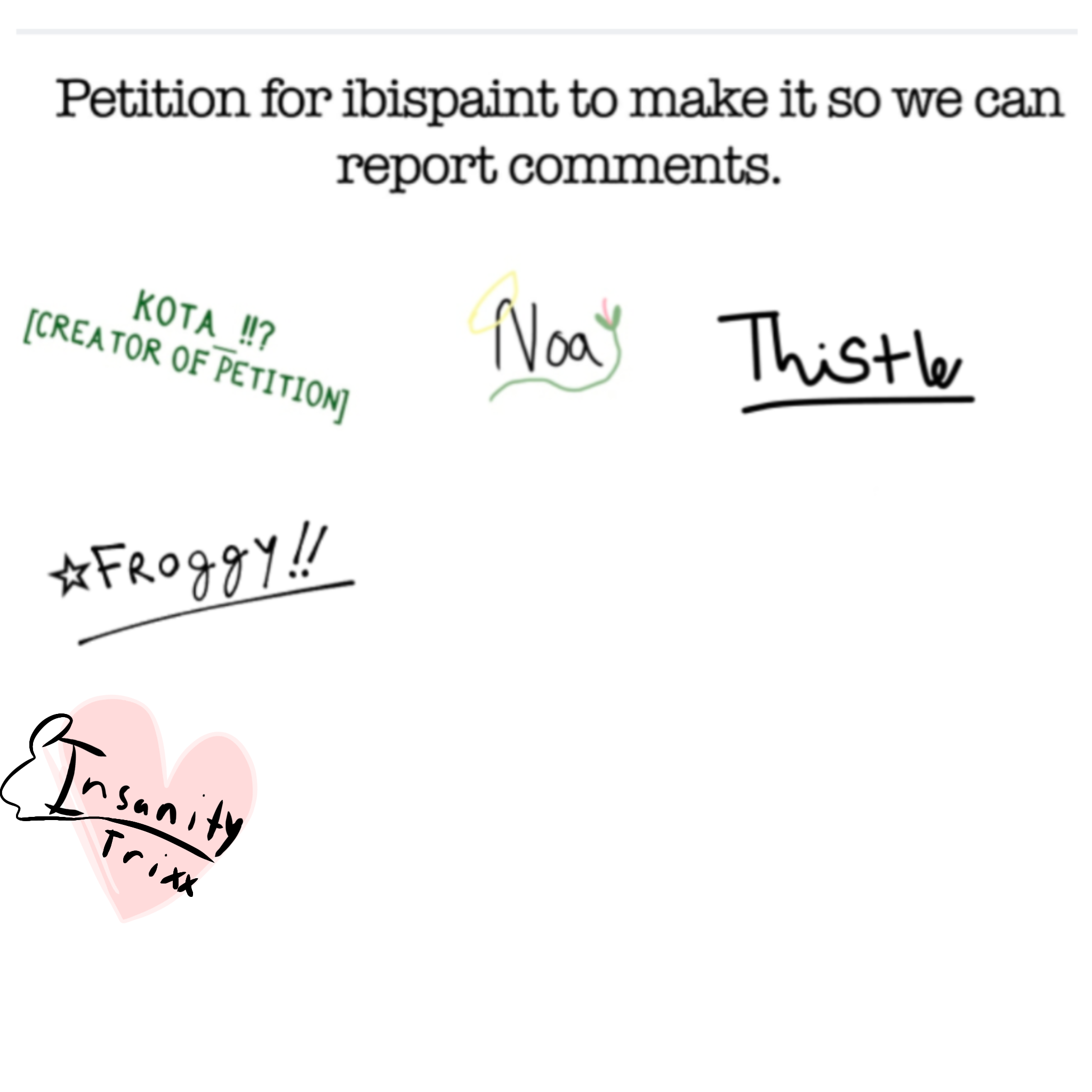 Petition - ibisPaint