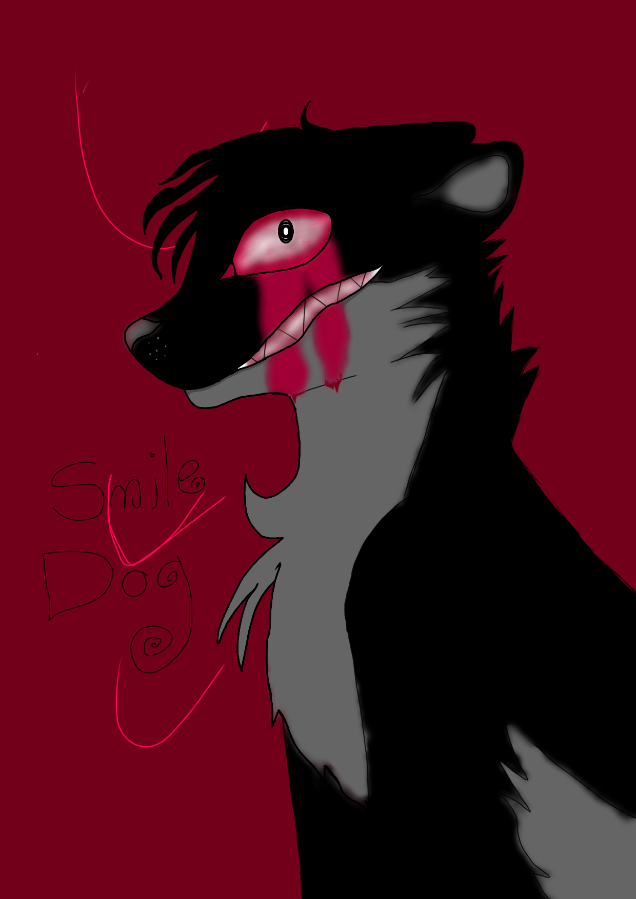 Smile Dog (redraw) - ibisPaint